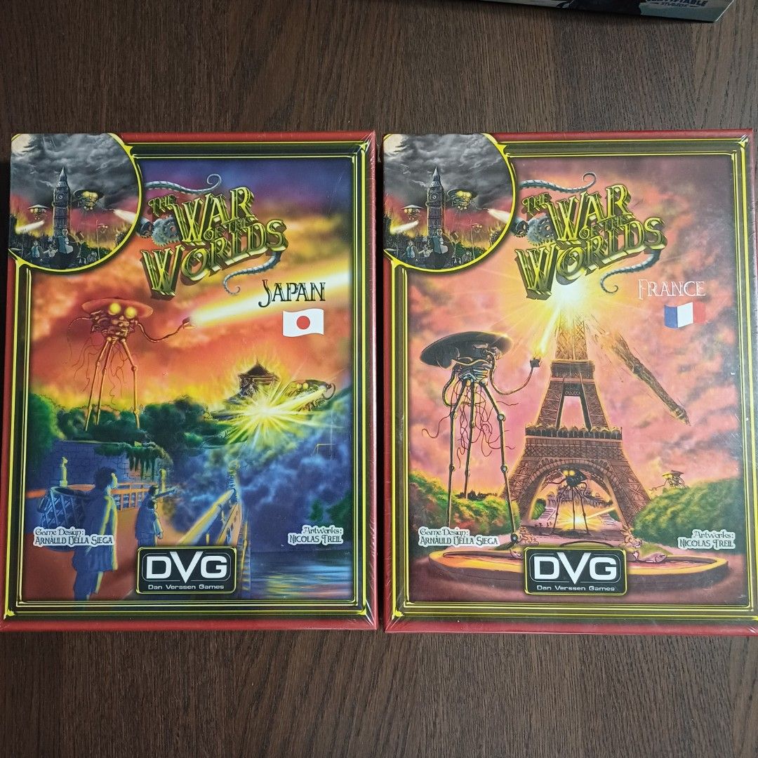 War of the Worlds Board Game - France & Japan, Hobbies & Toys, Toys ...