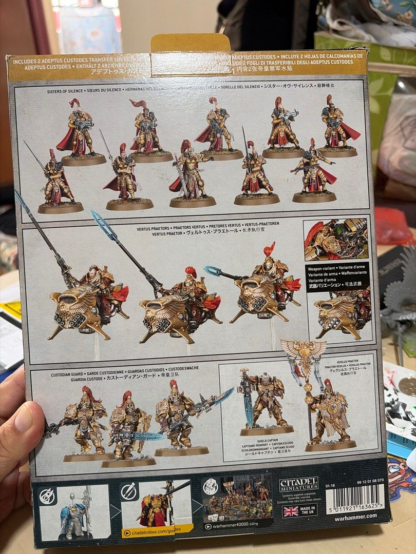 Warhammer 40,000 Adeptus Custodes Combat Patrol, Hobbies & Toys, Toys ...