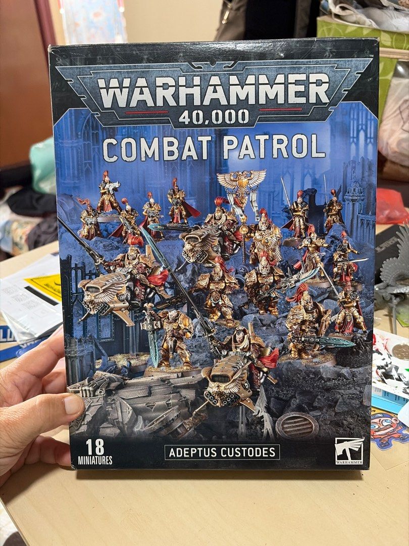 Warhammer 40,000 Adeptus Custodes Combat Patrol, Hobbies & Toys, Toys ...