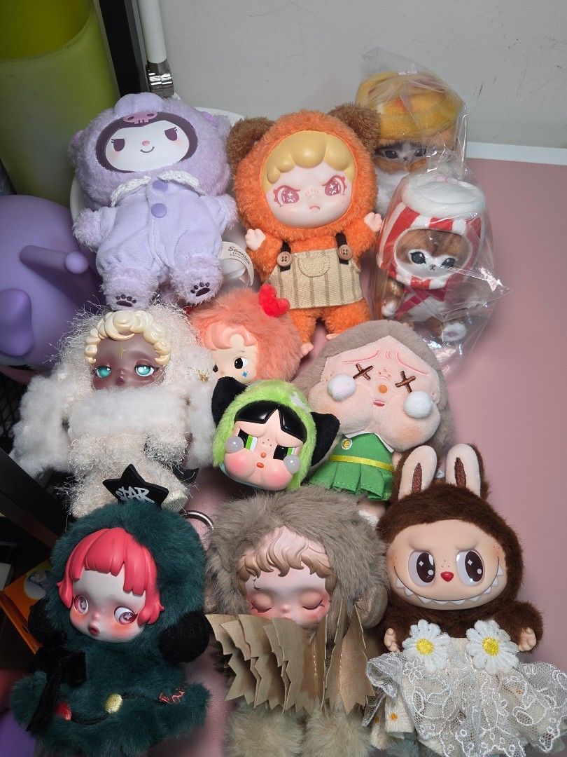 [WTS] PLUSH KEYCYAINS POPMART TOP TOY TNT MOFUSAND KFC SKULLPANDA ...