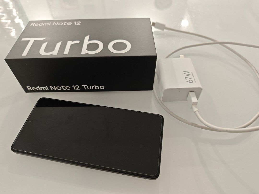 Xiaomi Redmi Note 12 Turbo Black 256GB, Mobile Phones & Gadgets, Mobile ...