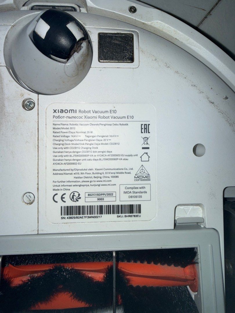 Xiaomi robot vacuum cleaner E10, TV & Home Appliances, Vacuum Cleaner ...