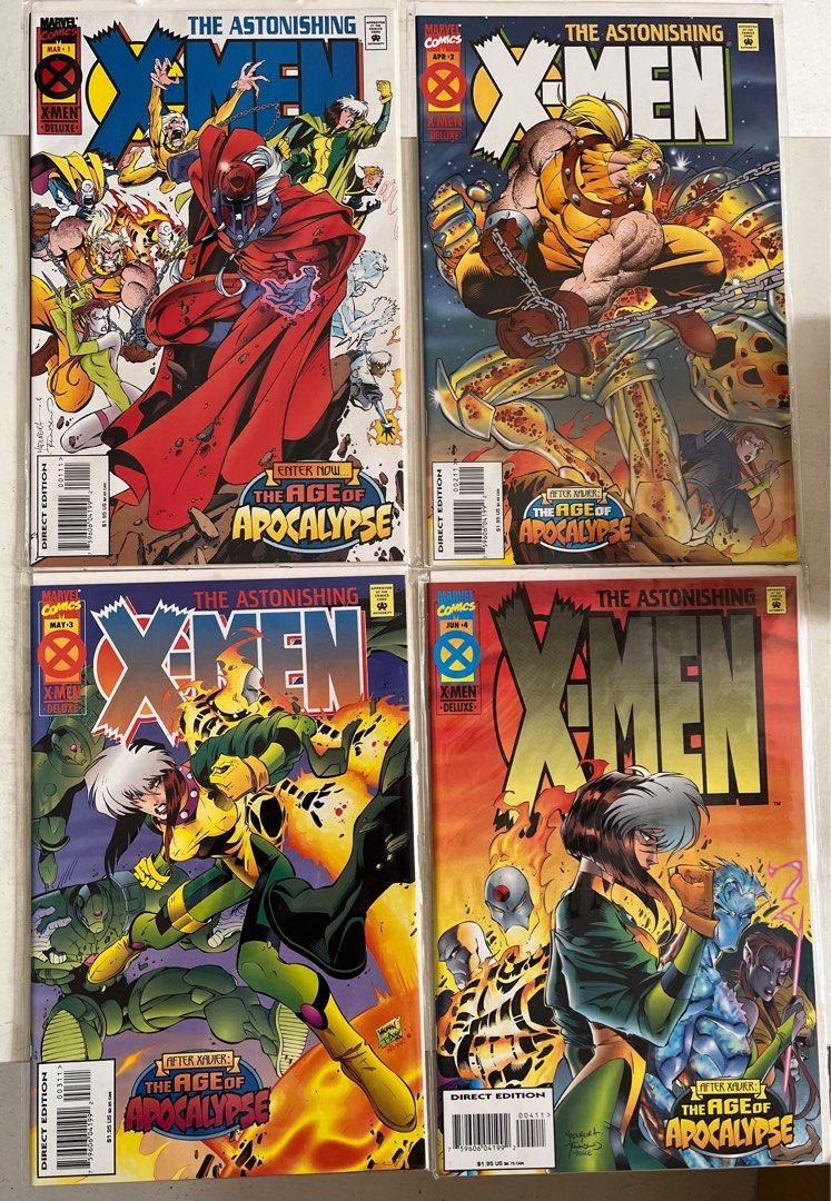 X-Men: Age of Apocalypse Comic Book Set, Hobbies & Toys, Books ...