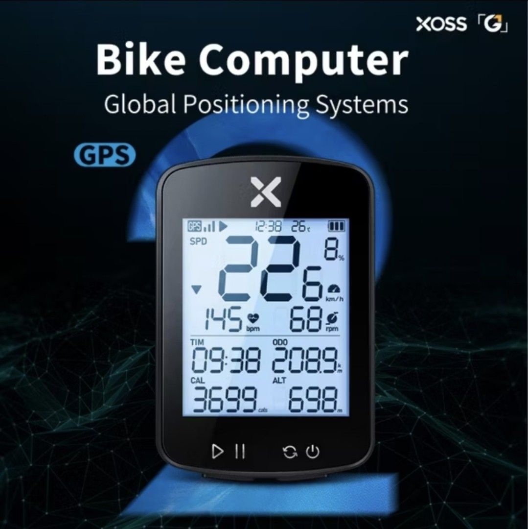 XOSS G2 Bike Computer, Sports Equipment, Bicycles & Parts, Parts & Accessories on Carousell
