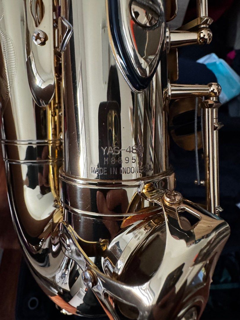 Yamaha YAS-480 Alto Saxophone, Hobbies & Toys, Musical Instruments on ...