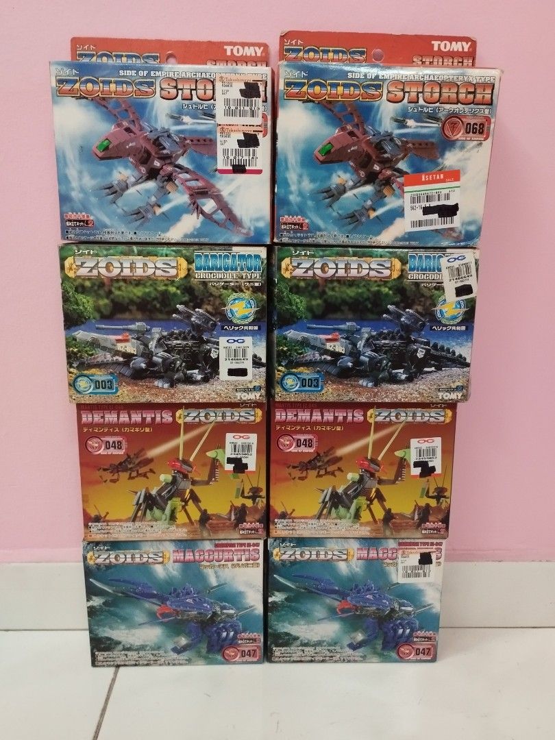 (Zoids Army builder bundle lot 5) Tomy Zoids set of 8 Model Kits - 2x ...