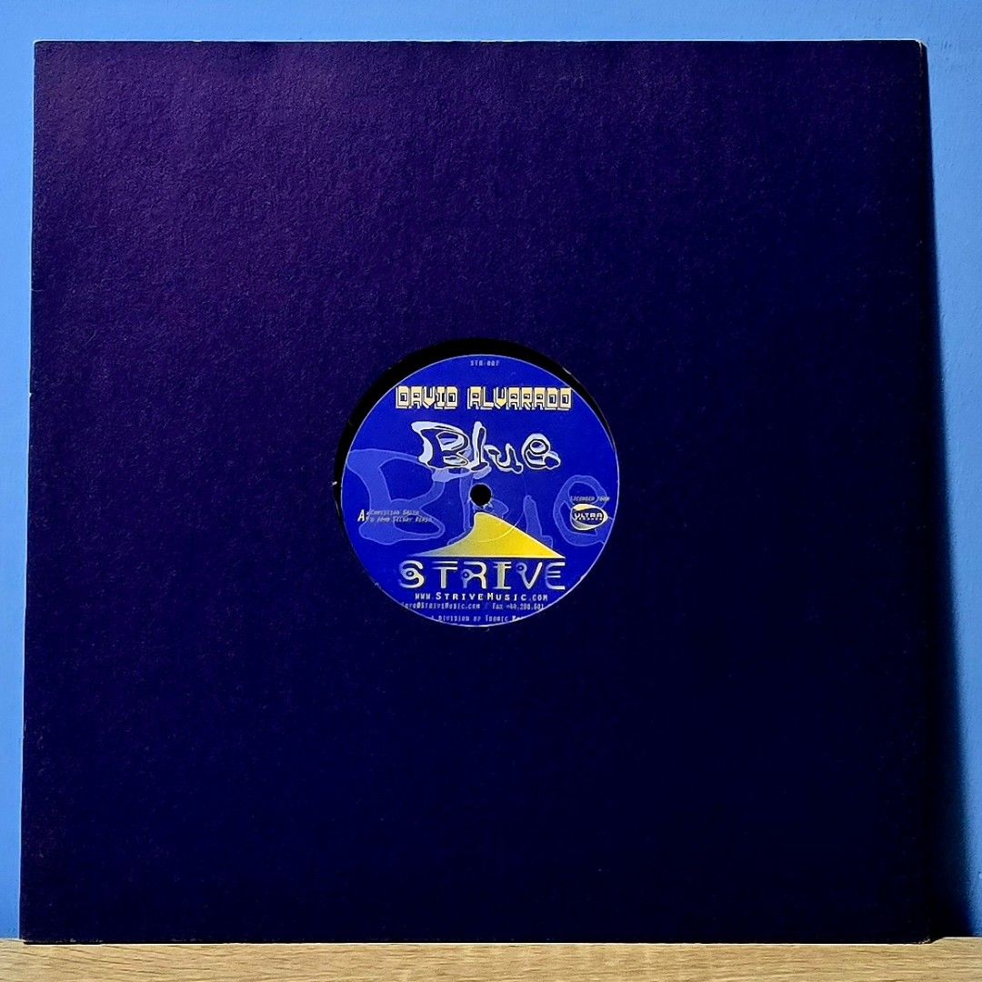 12" : David Alvarado - Blue, Hobbies & Toys, Music & Media, Vinyls on ...