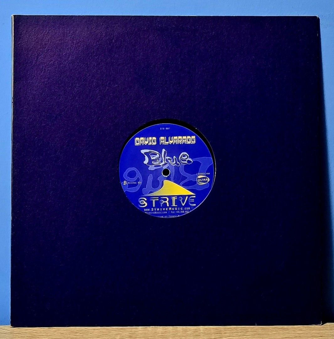 12" : David Alvarado - Blue, Hobbies & Toys, Music & Media, Vinyls on ...