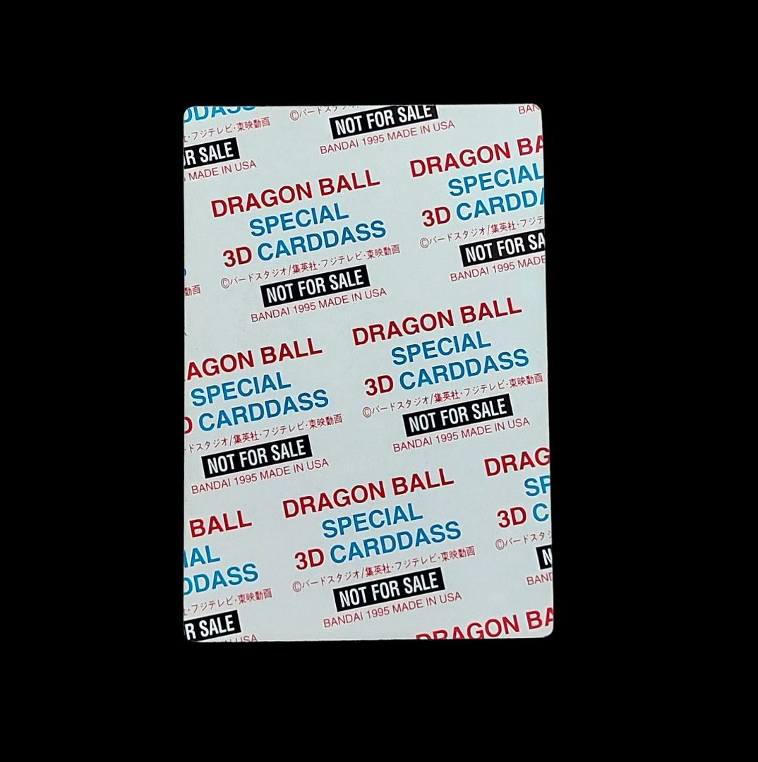 1996 Dragon Ball Z x Son Goku Special 3D Carddass, Hobbies & Toys, Toys ...