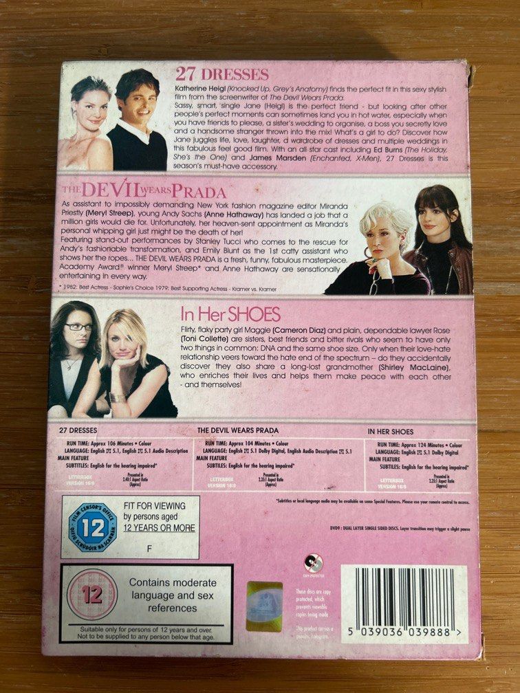 2000s fashion romance movie couture dvd collection, Hobbies & Toys ...