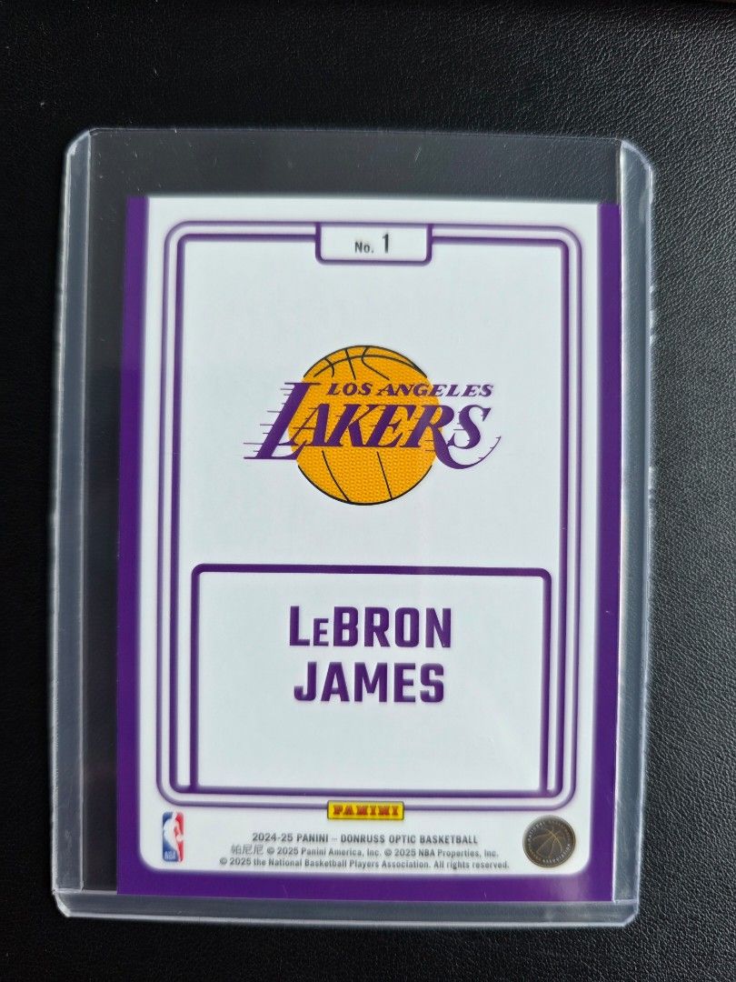 2024-25 Panini Donruss Optic Winner Stays LeBron James Card, Hobbies & Toys, Toys & Games on ...
