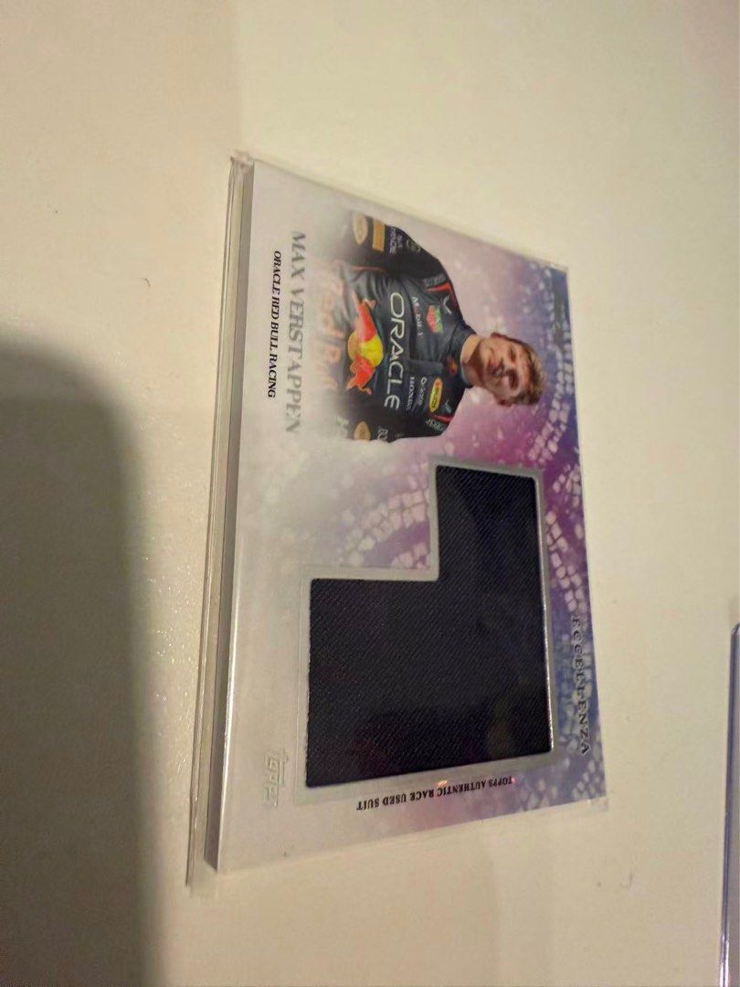 2025 Topps Eccellenza F1 Max Verstappen Red Bull Patch Card, Hobbies ...