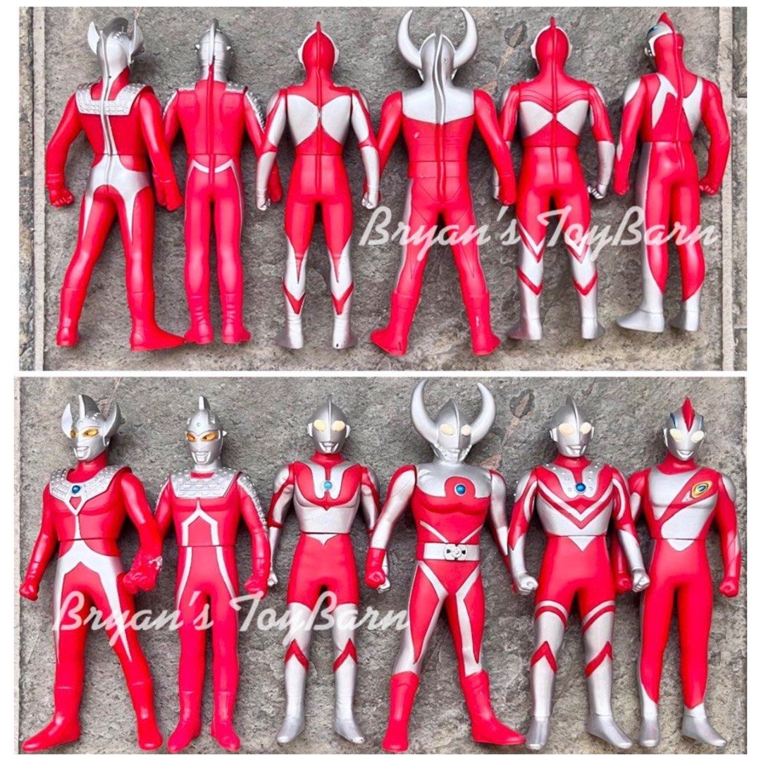 5 inch Ultraman Taro, Seven, Ultraman, Father, Zoffy & Nice 500 Ultra ...