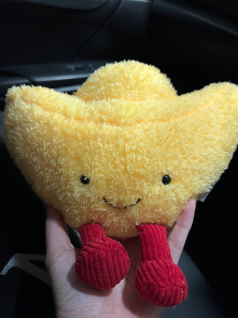 CNY Gold Ingot Plushie from I Claw Taiwan Claw Machine Prize Chinese ...
