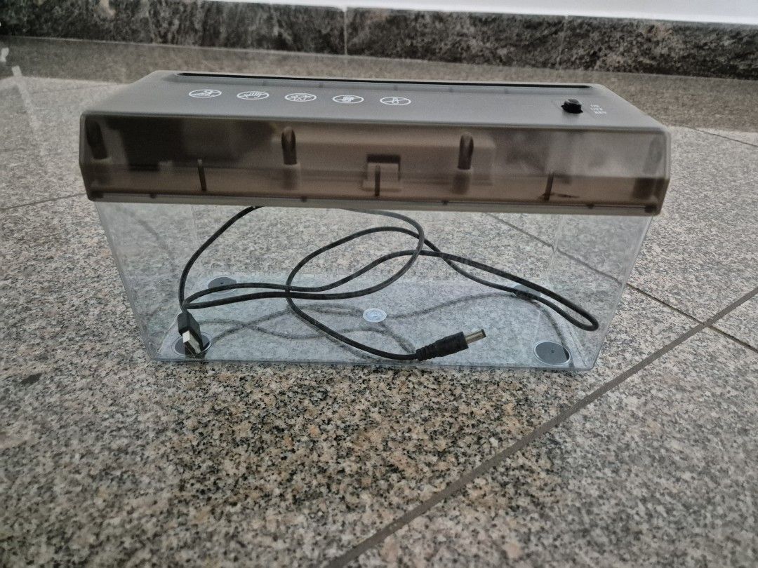 A4 Electric Paper Shredder Mini, Computers & Tech, Office & Business ...