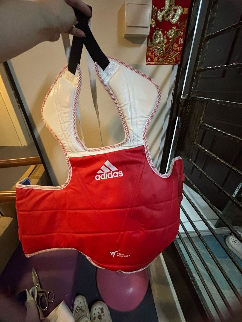 Adidas Taekwondo Chest Guard and Headgear, Sports Equipment, Other ...