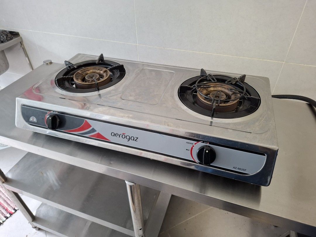 Aerogaz 2-Burner Gas Stove, TV & Home Appliances, Kitchen Appliances ...