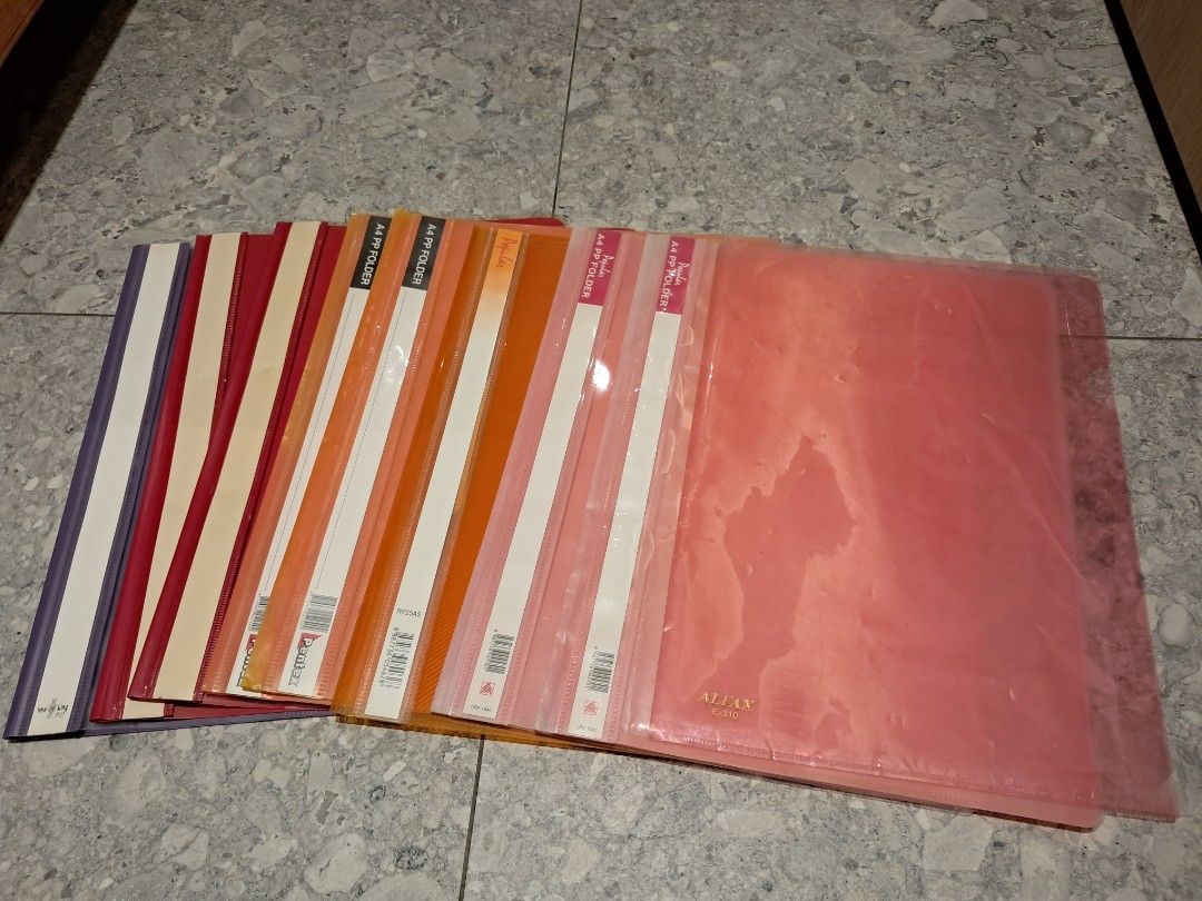 Assorted Colour A4 File Folders, Hobbies & Toys, Stationery & Craft ...