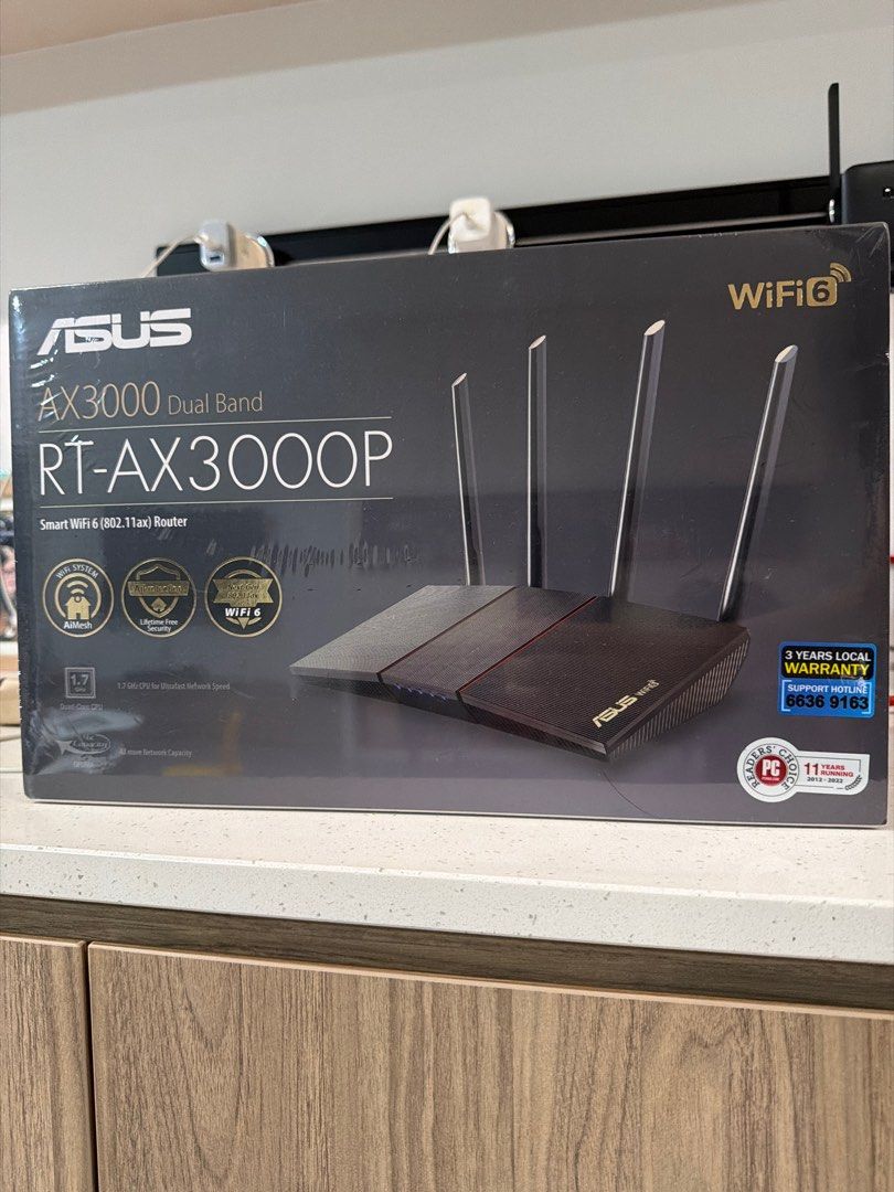 ASUS RT-AX3000P Dual Band WiFi 6 Router, Computers & Tech, Parts ...
