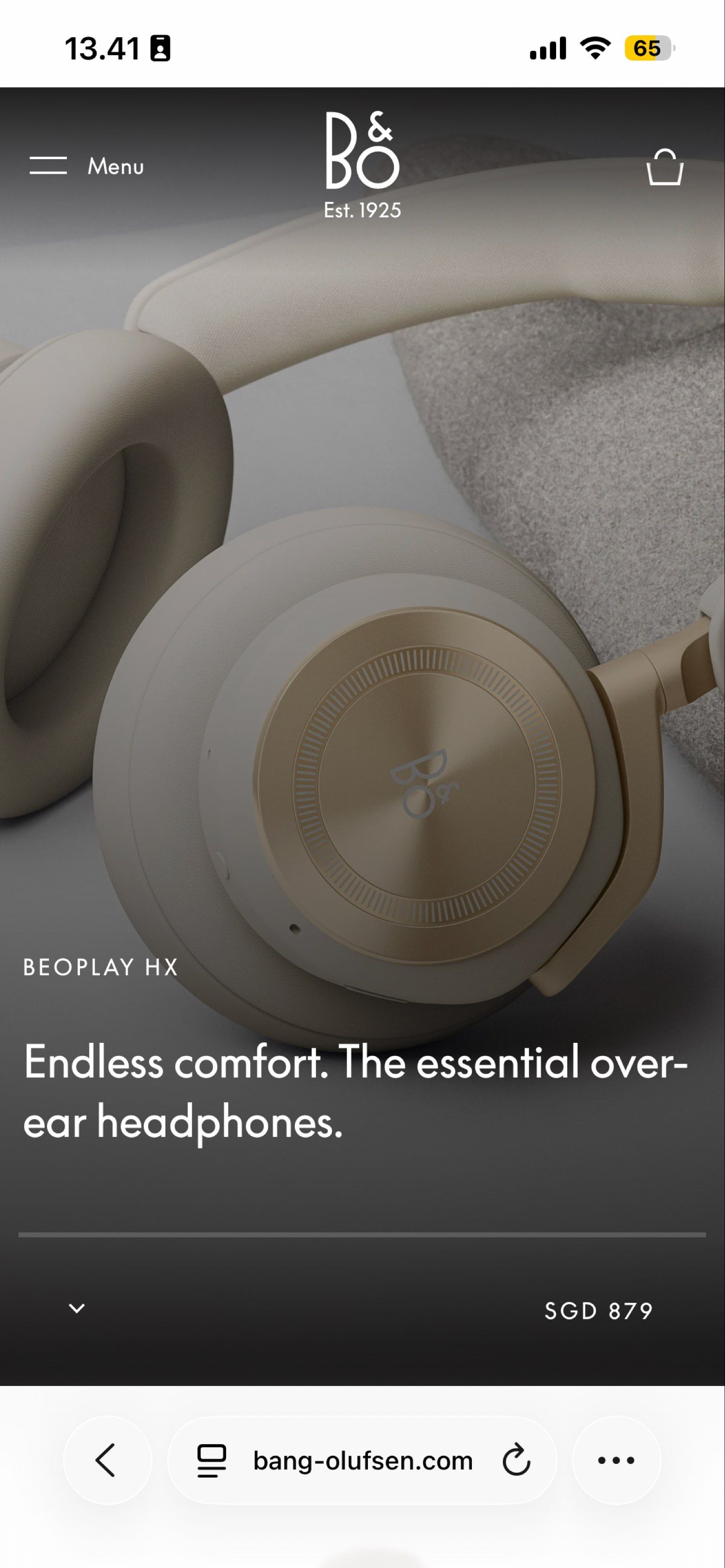 Bang & Olufsen Beoplay HX Wireless Headphones, Audio, Headphones ...
