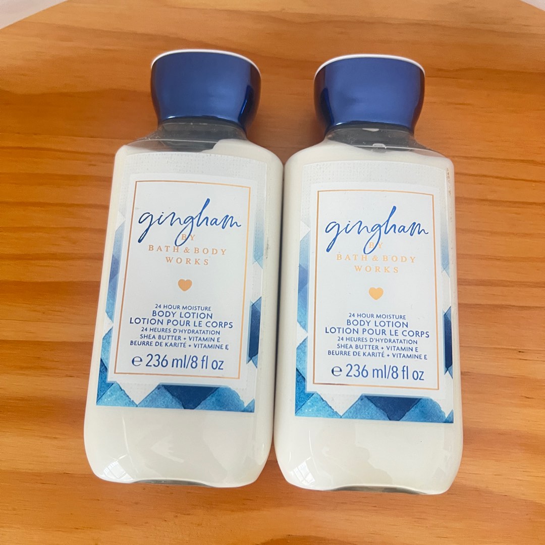 Bath & Body Works Gingham Body Lotion (2 x 236ml), Beauty & Personal ...
