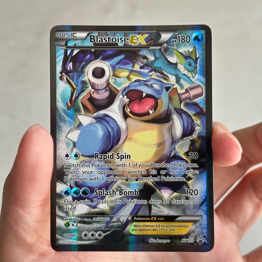 Blastoise EX #XY122 Promo, Hobbies & Toys, Toys & Games on Carousell