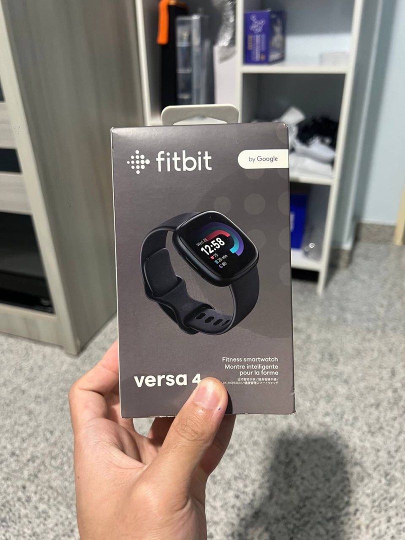 (FREE MAILING) [Box Only + Strap] Fitbit Versa 4 Smartwatch, Mobile ...