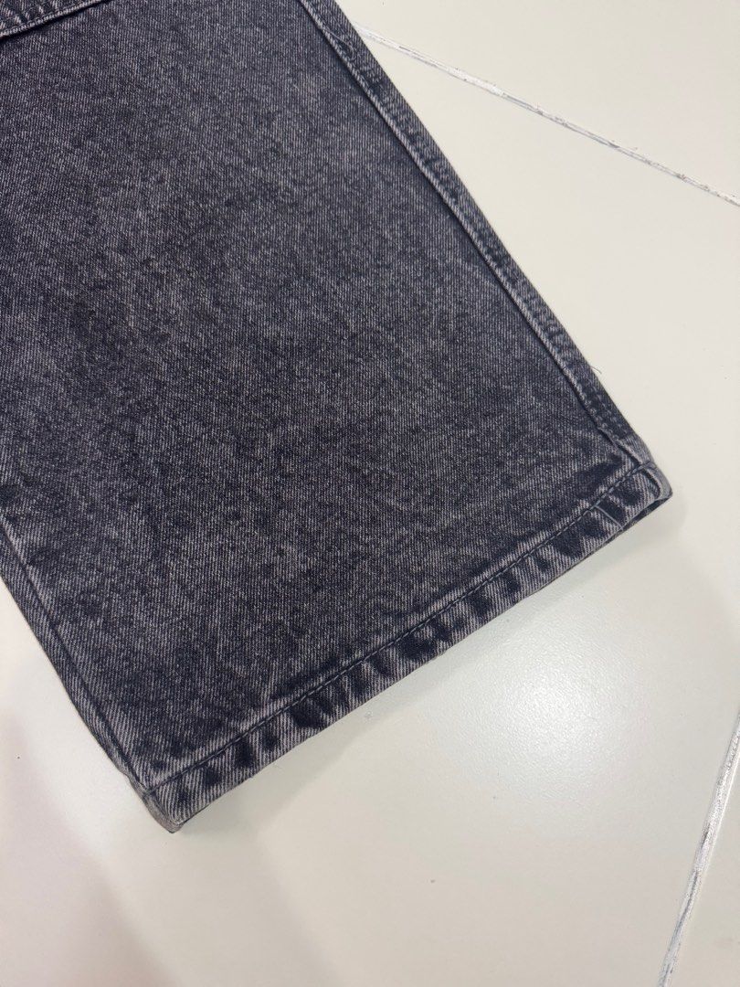 Broken Threads smoked Black work Jeans, Men's Fashion, Bottoms, Jeans ...