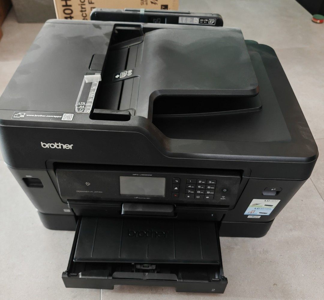 Brother MFC-J3930DW Printer - Black, Computers & Tech, Printers ...