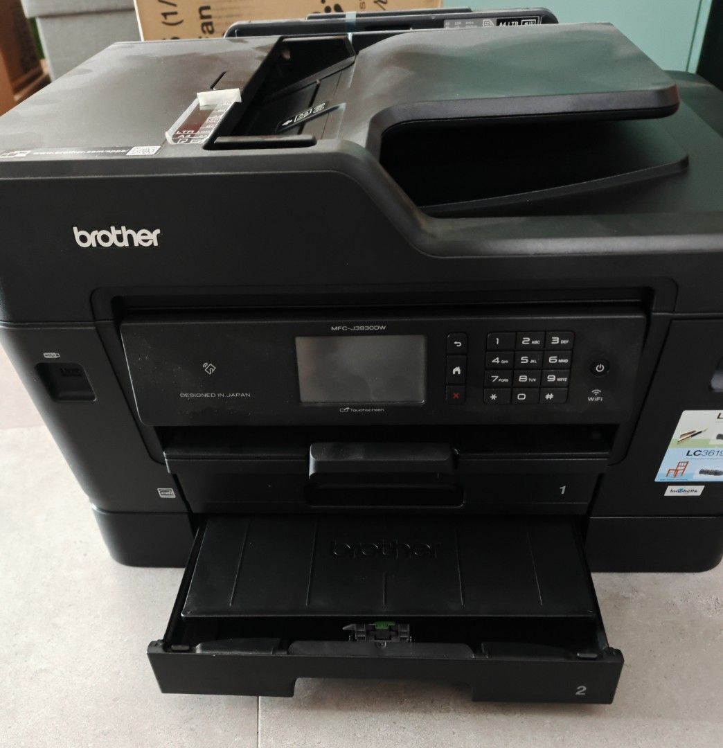 Brother MFC-J3930DW Printer - Black, Computers & Tech, Printers ...