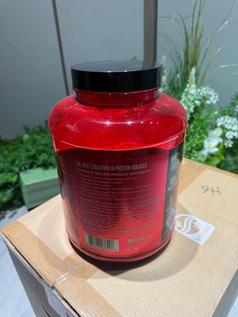 BSN Syntha-6 Isolate Chocolate Milkshake Protein Powder, Health ...