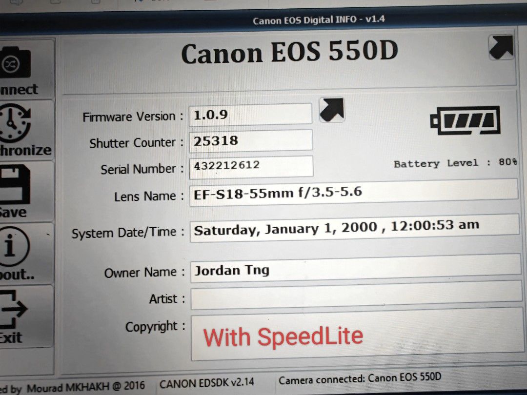 Canon EOS 550D DSLR Camera with CANON Flash, Photography, Cameras on ...