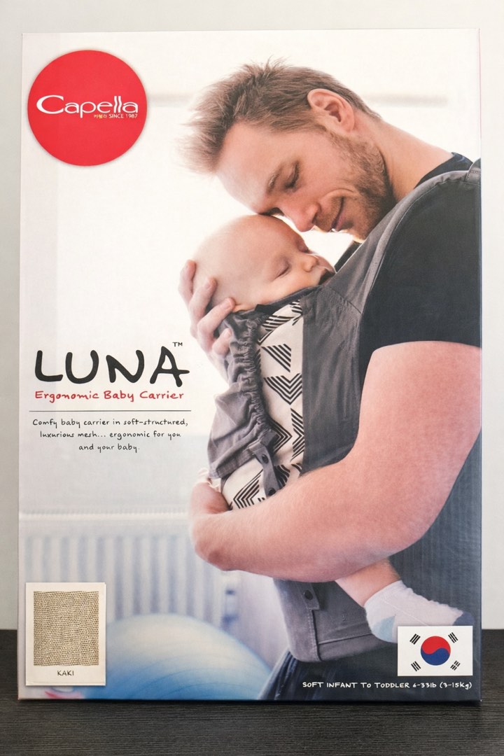 Capella LUNA Ergonomic Baby Carrier - Kaki, Babies & Kids, Going Out ...