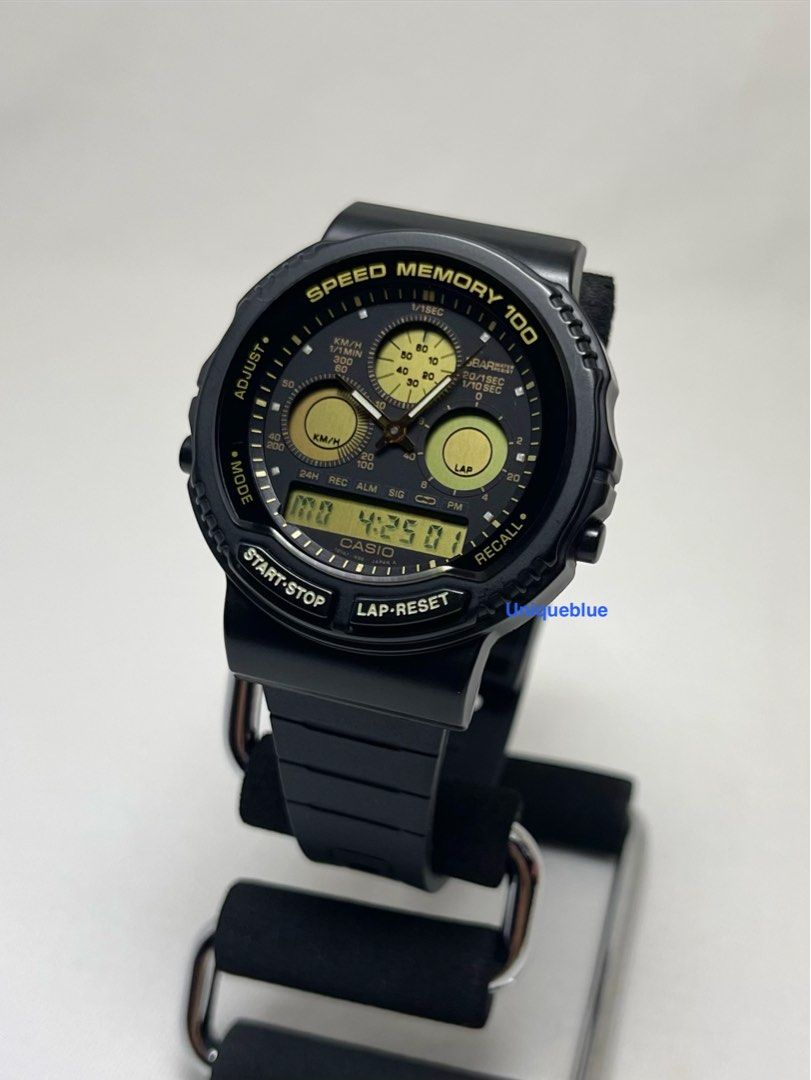 Casio AW-20 Speed Memory 100 Digital Chronograph Analog Vintage Ana ...