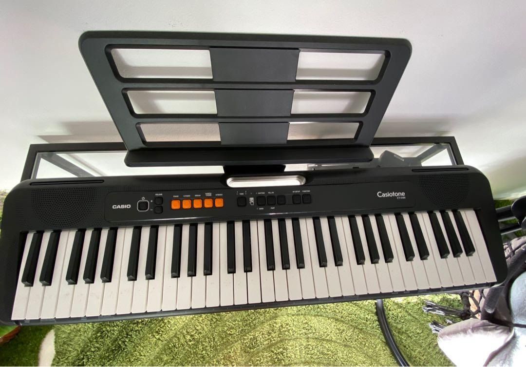 Casio Casiotone CT-S100 Keyboard with Stand and Bench, Hobbies & Toys ...