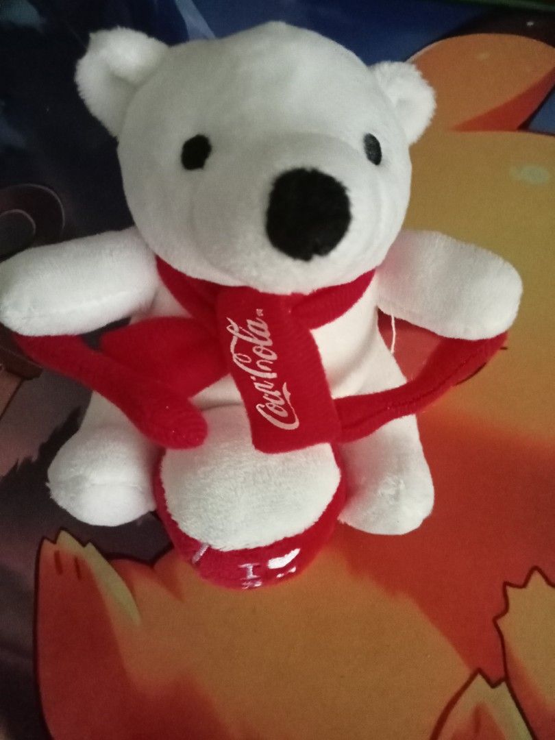 Coca-Cola Polar Bear Plush Toy, Hobbies & Toys, Toys & Games on Carousell
