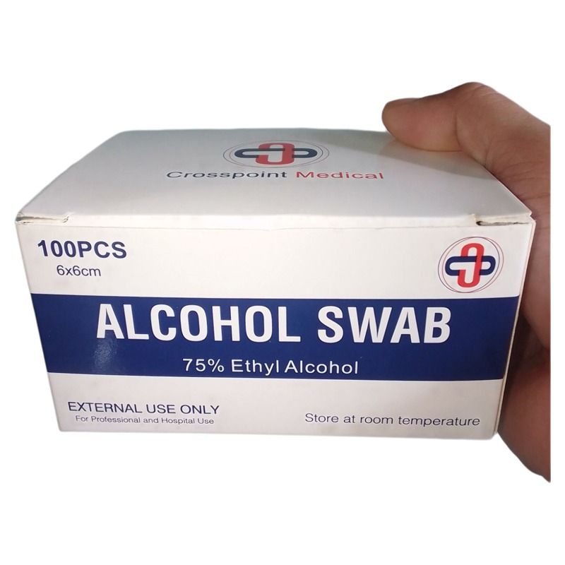 CROSSPOINT ALCOHOL SWABS 100s, Health & Nutrition, Medical Supplies ...