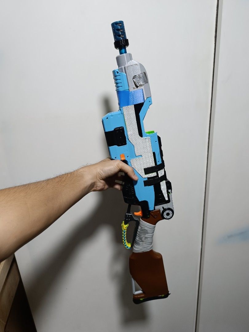Modded Nerf Slingfire, Hobbies & Toys, Toys & Games on Carousell