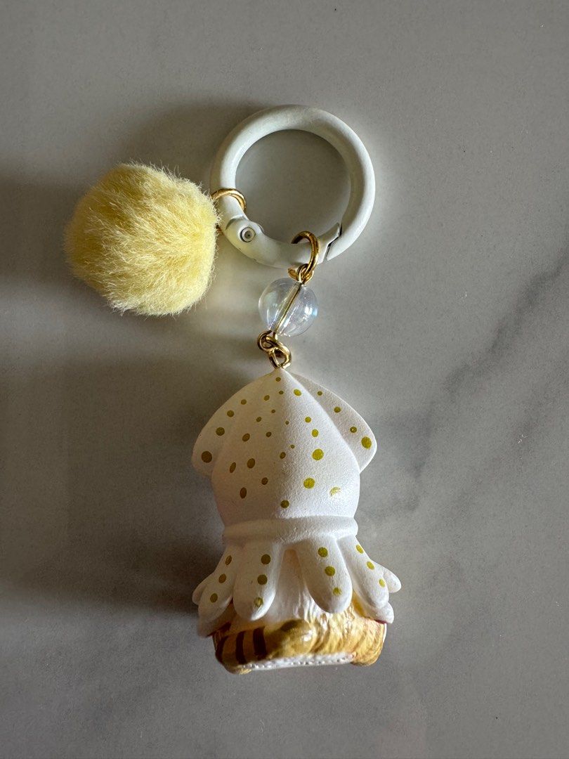 Cute Cat in Squid Costume Keychain Mofusan, Hobbies & Toys, Toys ...