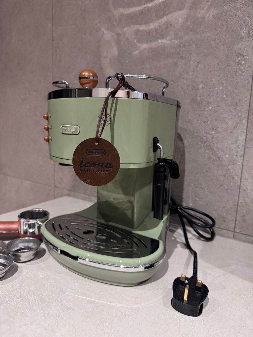 De'Longhi Icona Vintage Espresso Coffee Machine, TV & Home Appliances ...