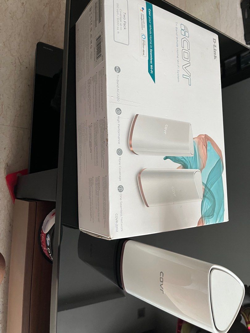 D-Link COVR-2202 Tri-Band Whole Home WiFi System, Computers & Tech ...
