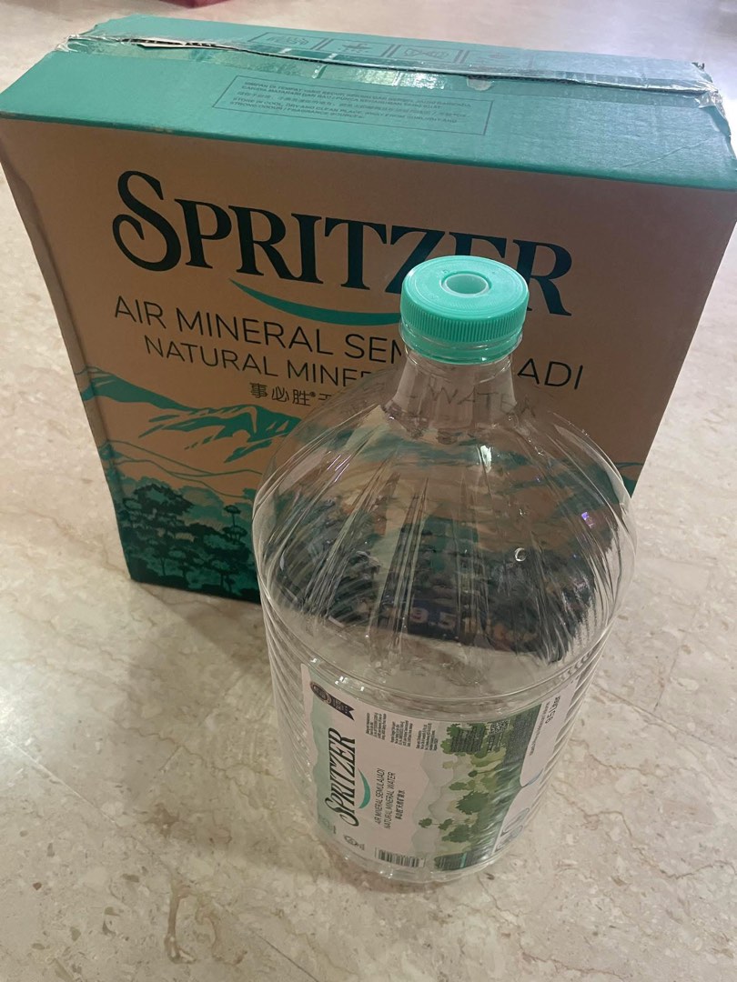 Empty bottle Spritzer Air Mineral Water 9.5L, Food & Drinks, Beverages ...