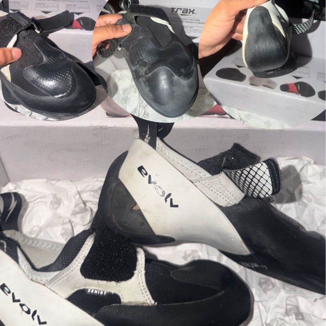 Evolv Zenist Climbing Shoes Black & White, Sports Equipment, Other ...