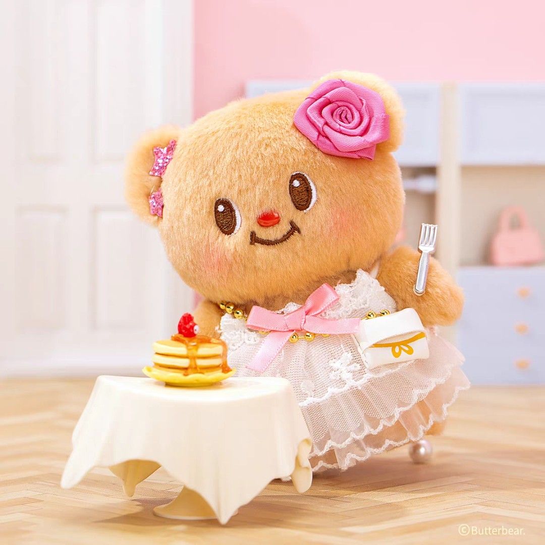[EXCLUSIVE! BUTTER BEAR] BUTTERBEAR WHITE PRINCESS GOWN PLUSH PENDANT ...