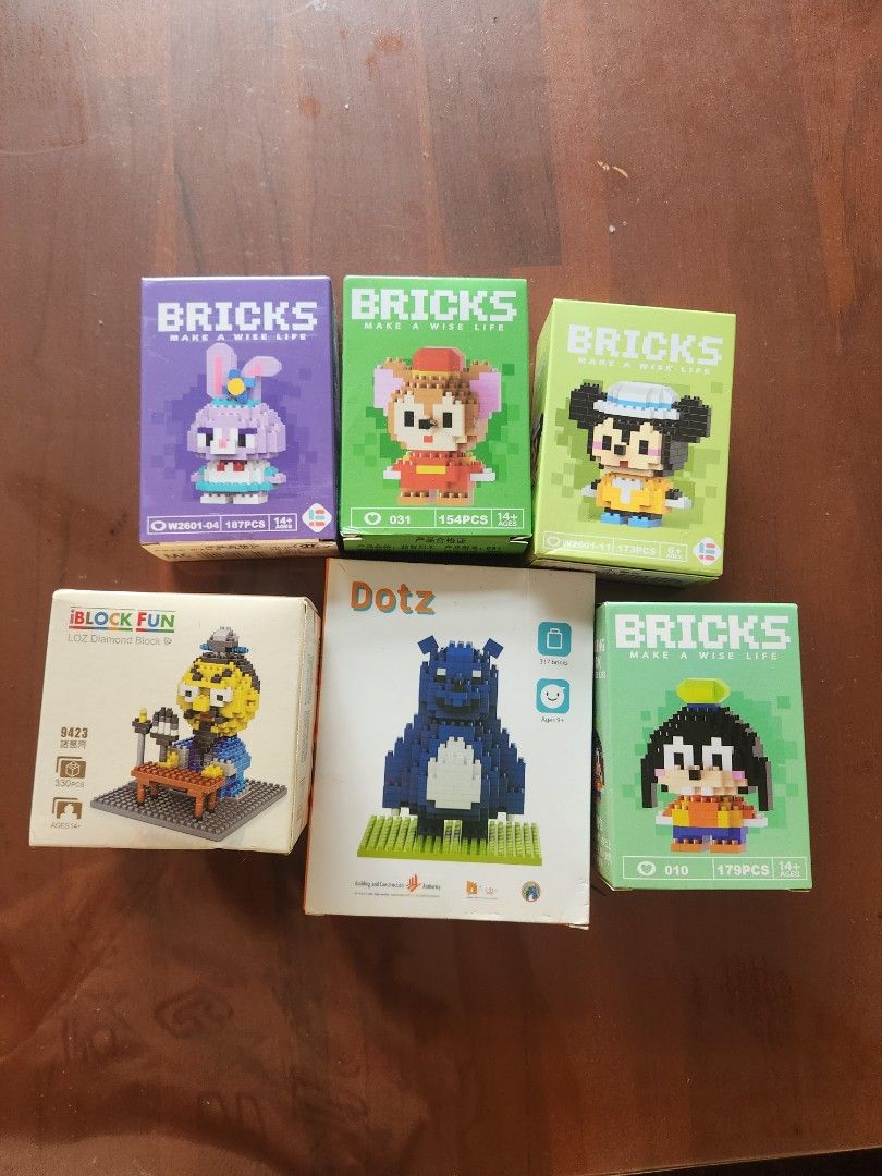 Fake lego Mini Bricks Building Blocks - Various Characters, Hobbies & Toys, Toys & Games on ...