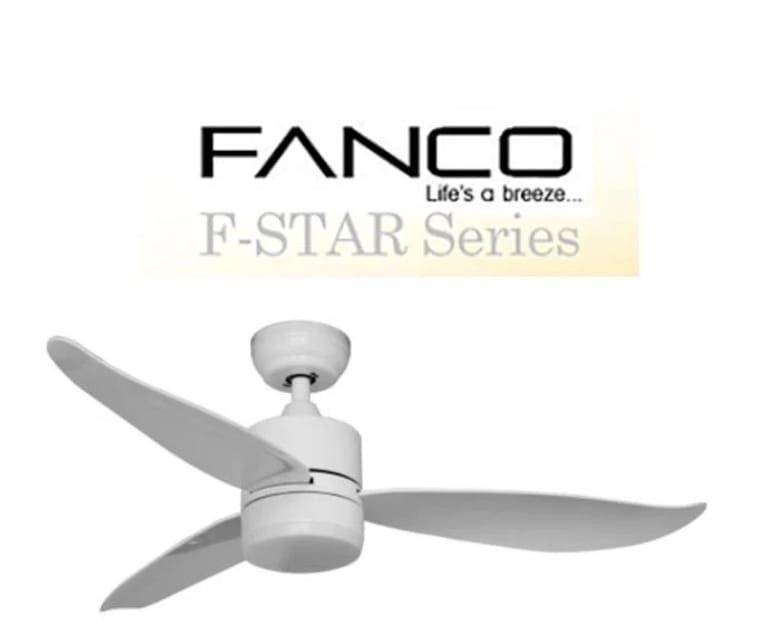Fanco F star DC ceiling fan - white, Furniture & Home Living, Furniture ...