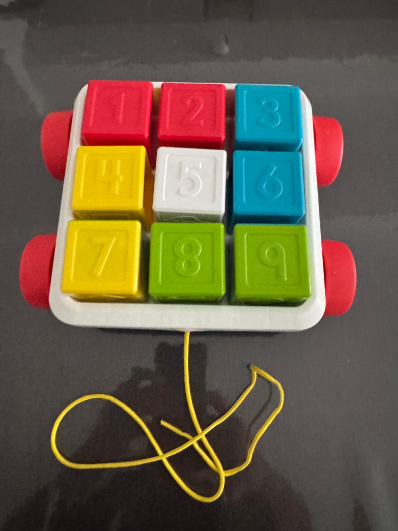 Fisher-Price Number Blocks Wagon & Top Tots Learning Toys, Babies ...