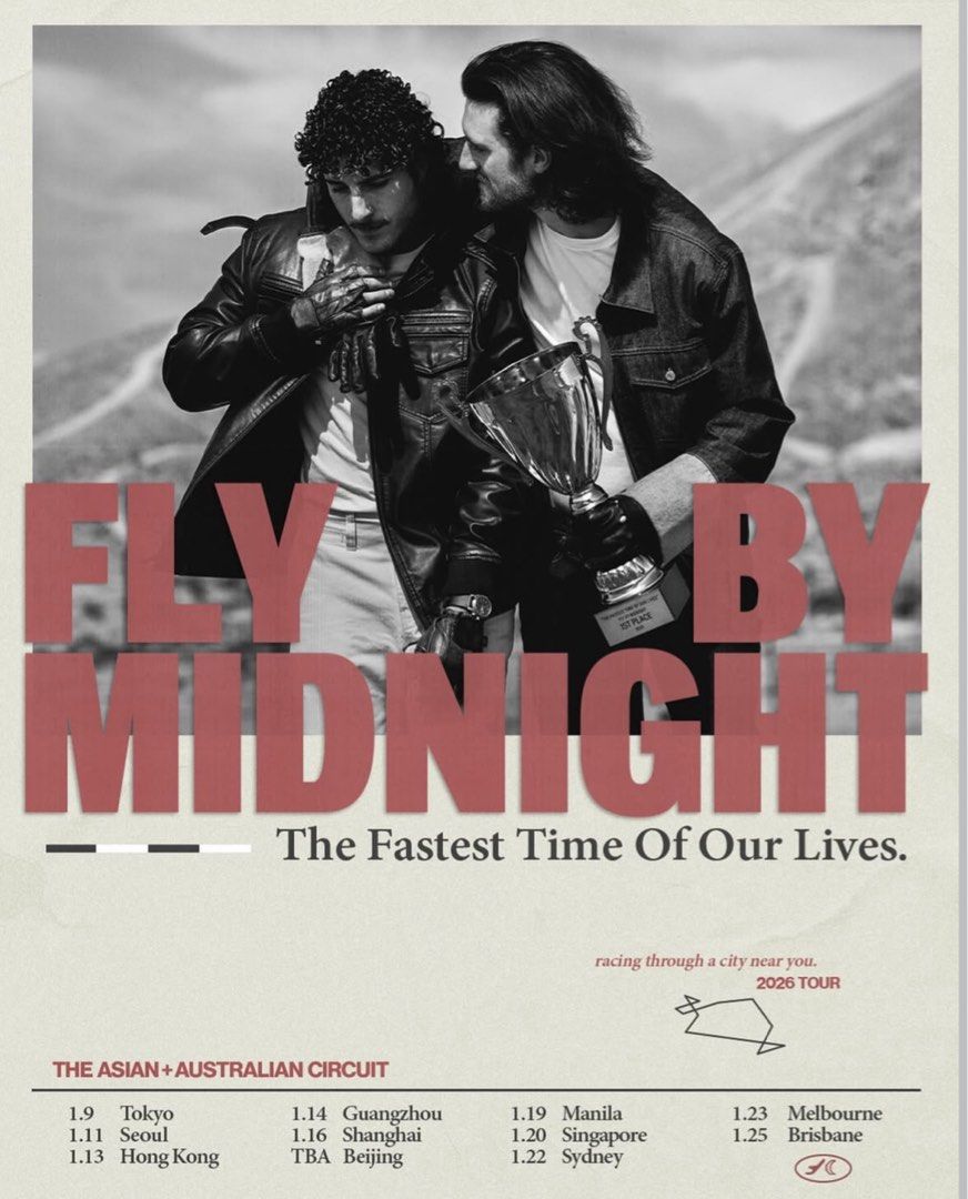 Fly By Midnight 2026 SG x2 Concert tickets, Tickets & Vouchers, Event ...