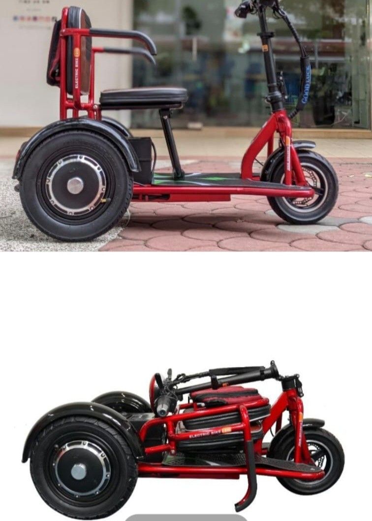 Foldable PMD 3 wheel, Sports Equipment, PMDs, E-Scooters & E-Bikes, E ...