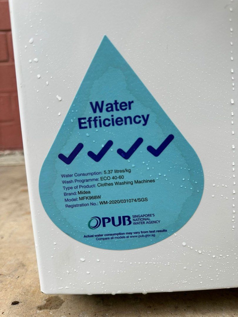 Free delivery Midea 9Kg front load Washing Machine, TV & Home ...